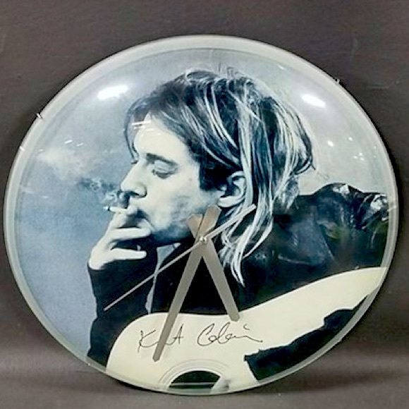 Wall Decor | Vintage Kurt Cobain Wall Clock | Poshmark